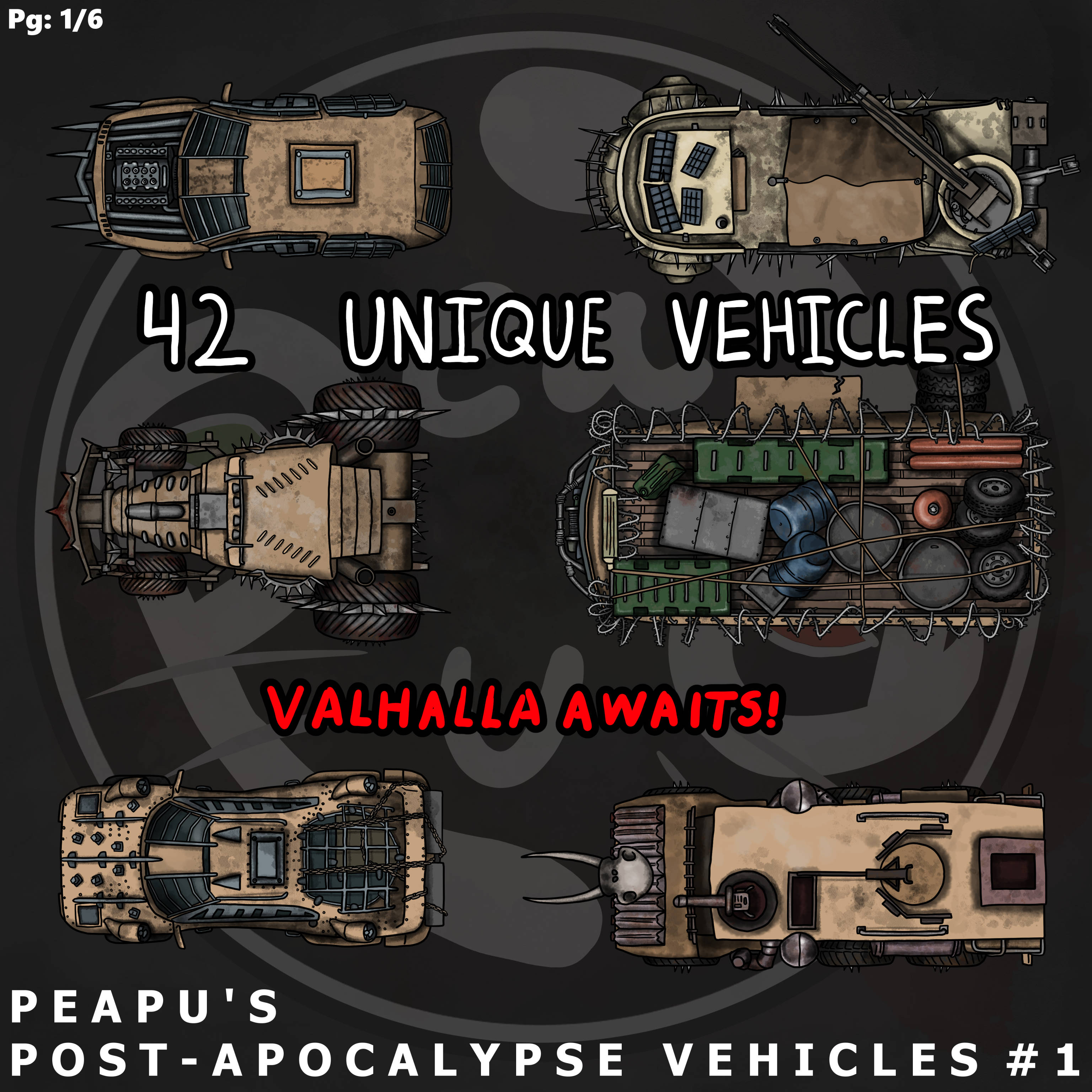 PeaPu's Post-Apocalypse Vehicles #1 | Forge Bazaar