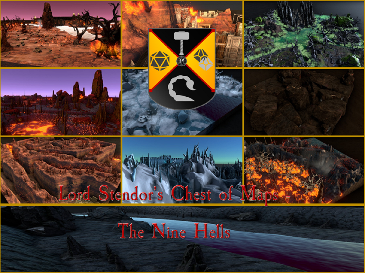 Lord Stendor’s Chest of Maps – The Nine Hells - Foundry Hub